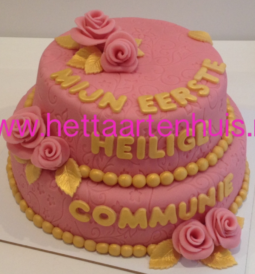 Eerste heilige communie taart - Het Taartenhuis