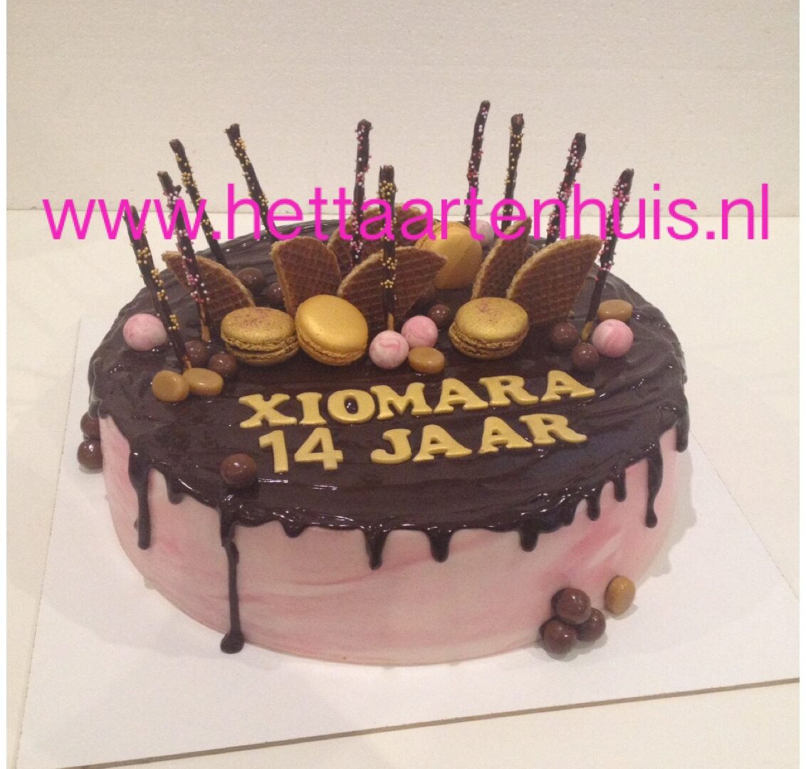 Chocolade drip taart XIOMARA | Het Taartenhuis