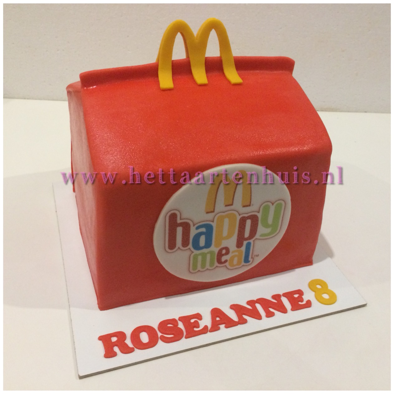 3D Happy Meal taart - Het Taartenhuis