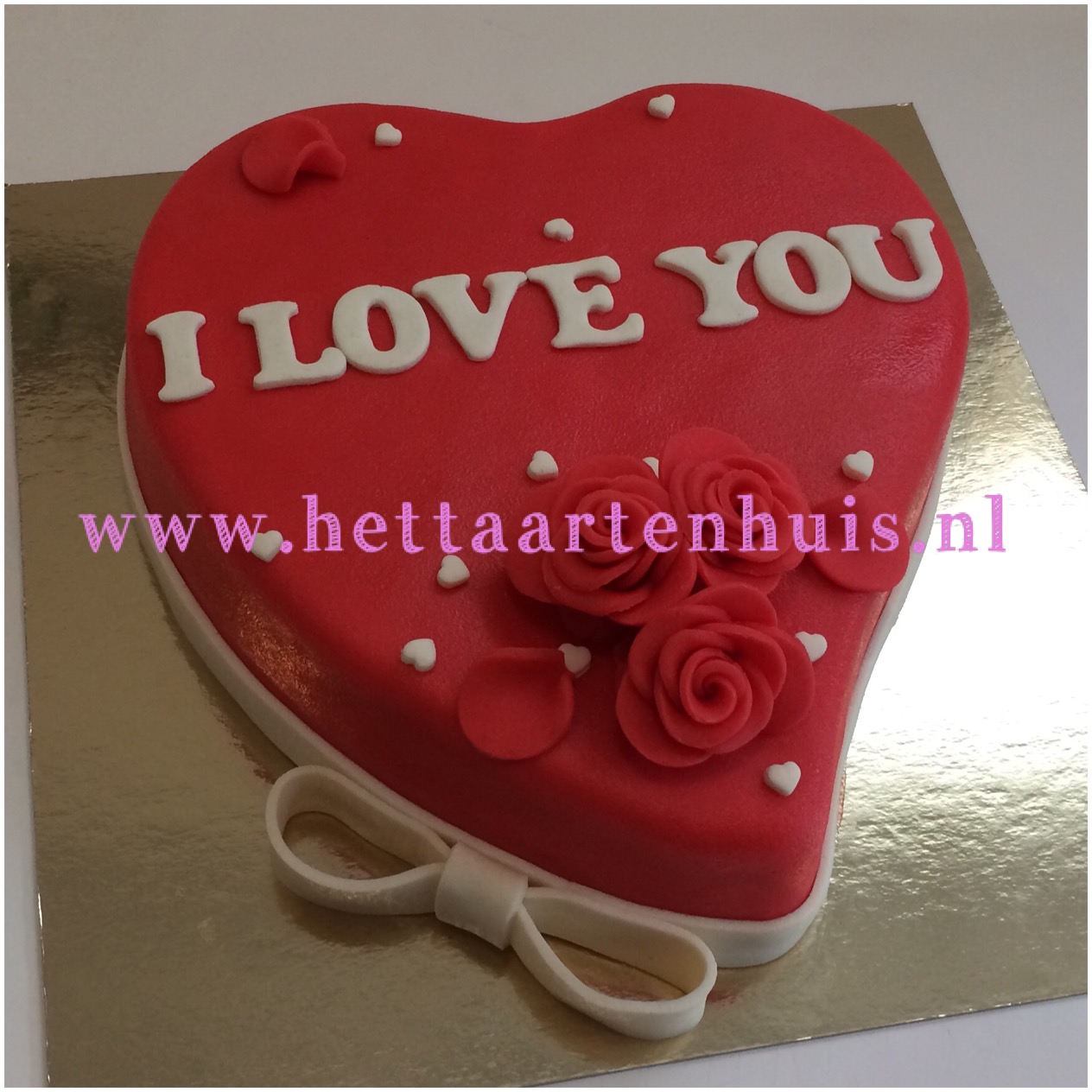 I love you taart - Het Taartenhuis