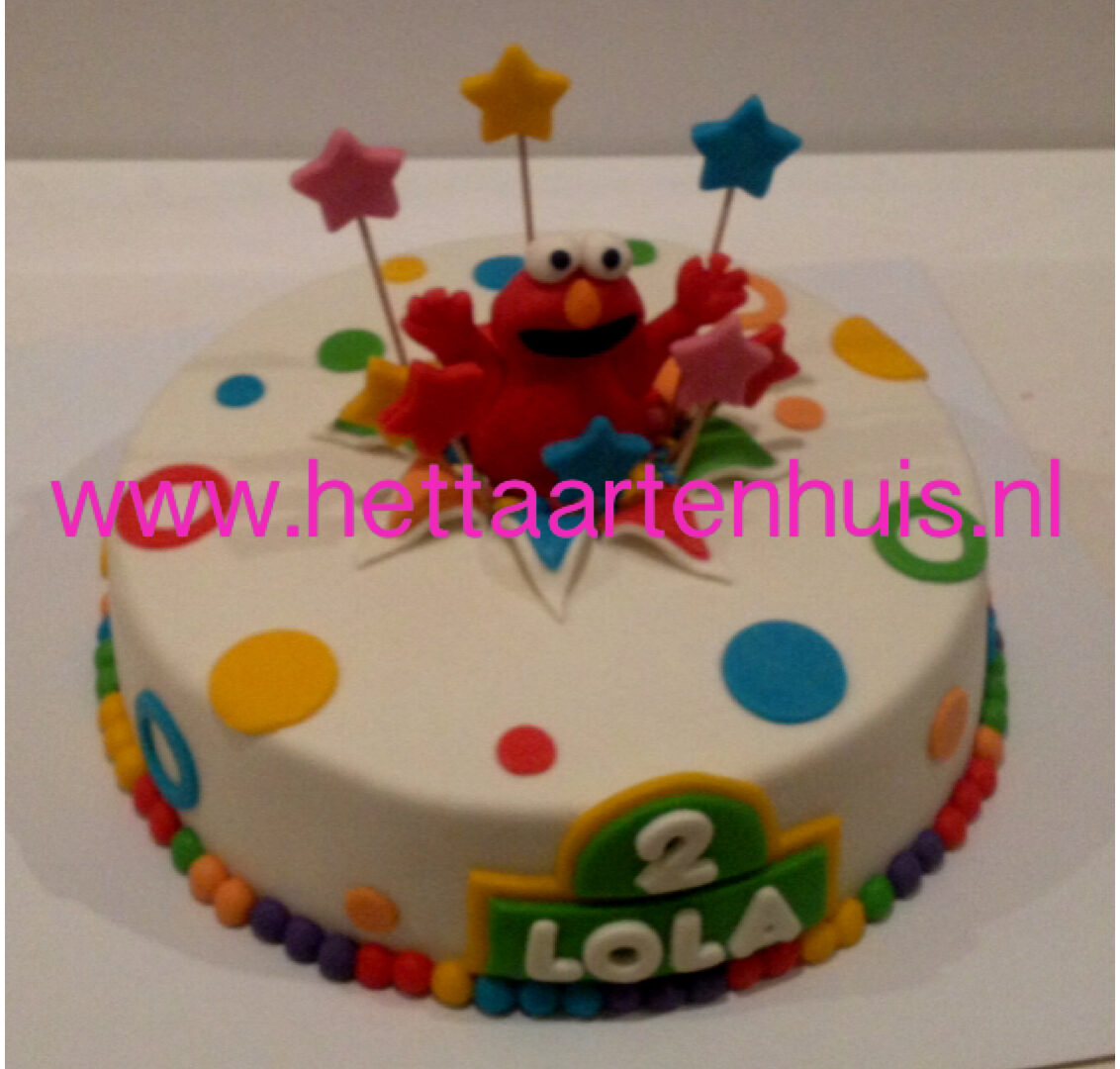 Elmo 3D taart LOLA | Het Taartenhuis
