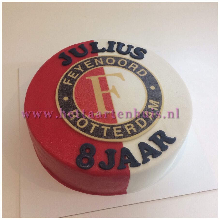 Feyenoord logo taart JULIUS - Het Taartenhuis