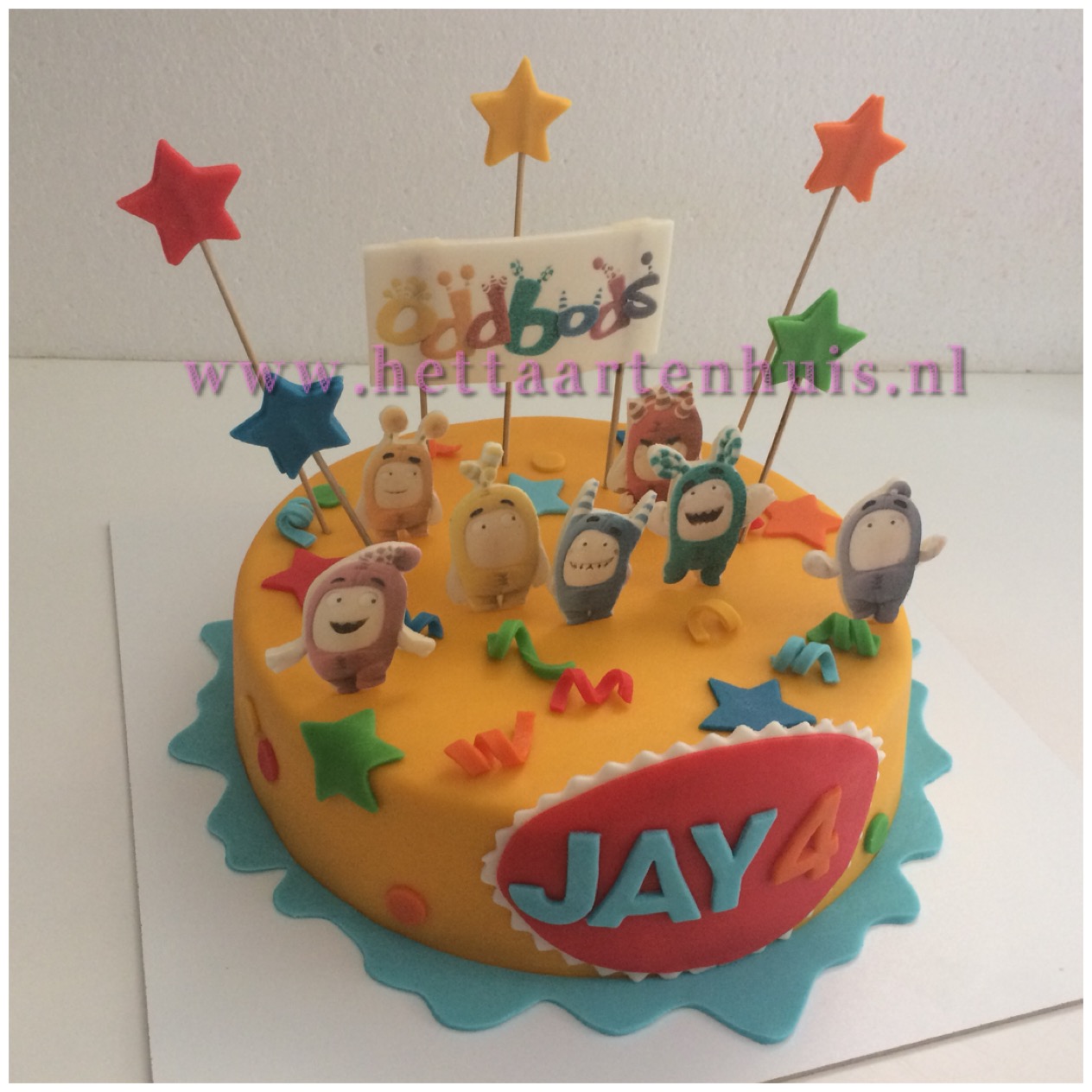 Oddbods taart - Het Taartenhuis