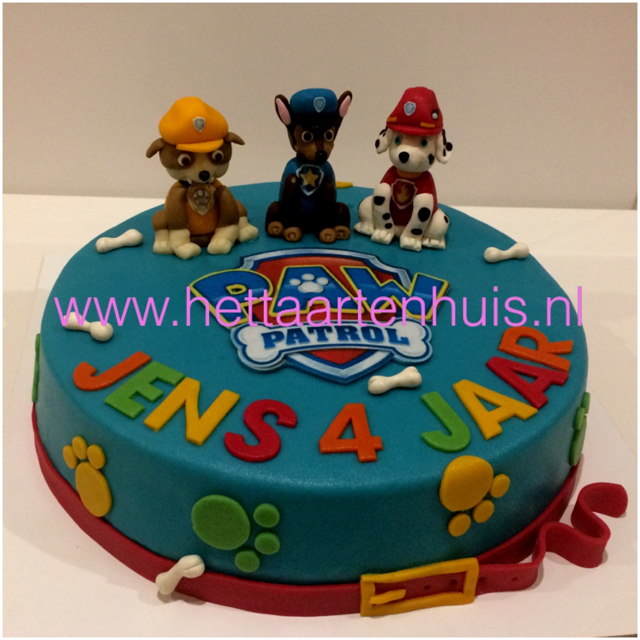 Paw Patrol 3D taart JENS - Het Taartenhuis