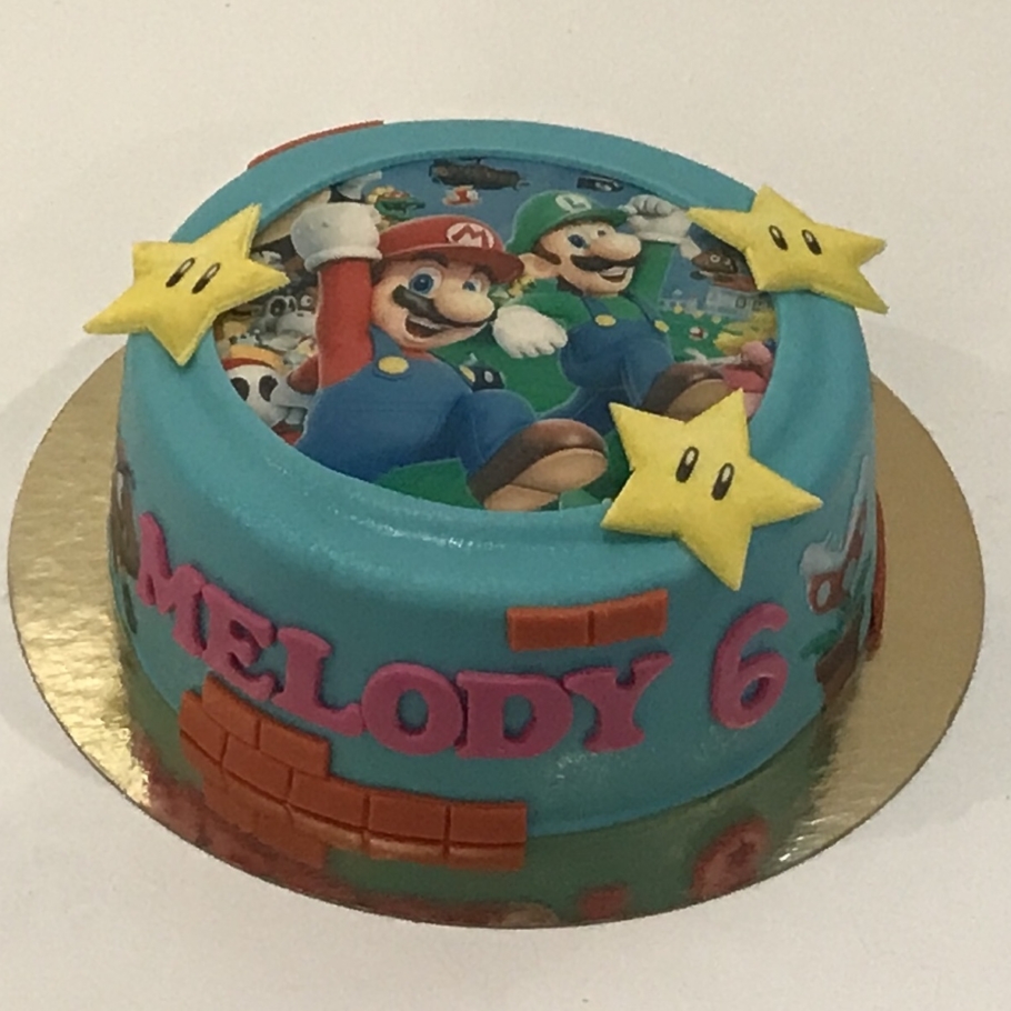 Super Mario taart MELODY - Het Taartenhuis