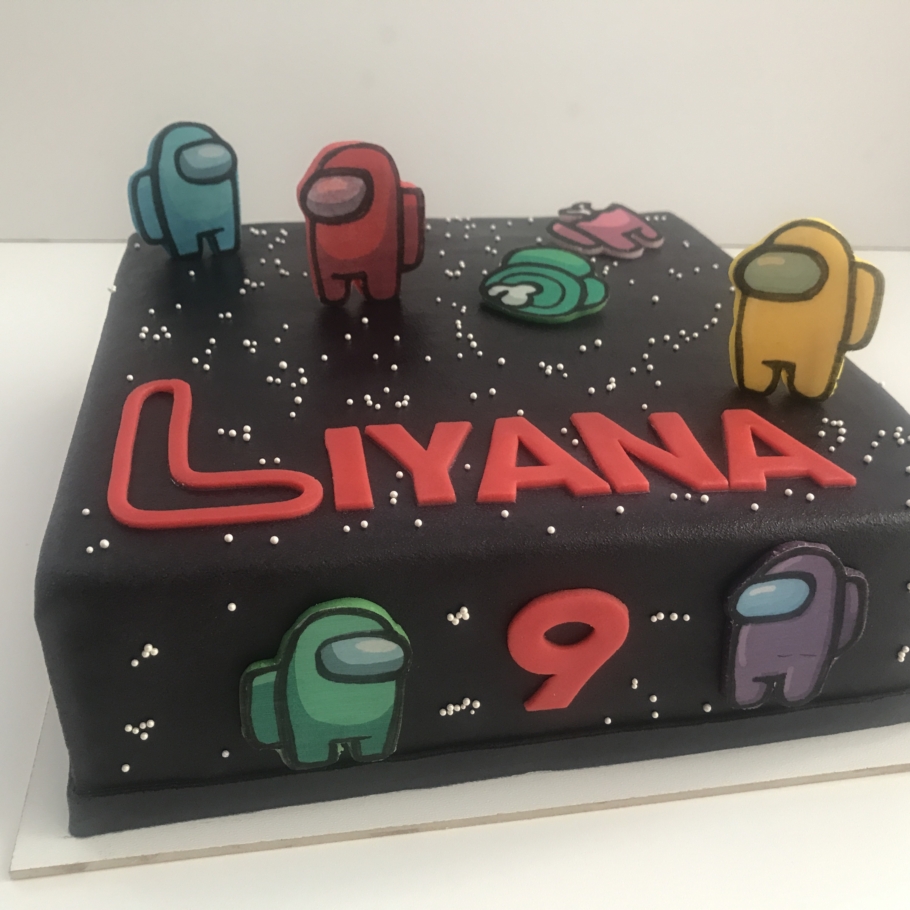 Among us taart LIYANA - Het Taartenhuis