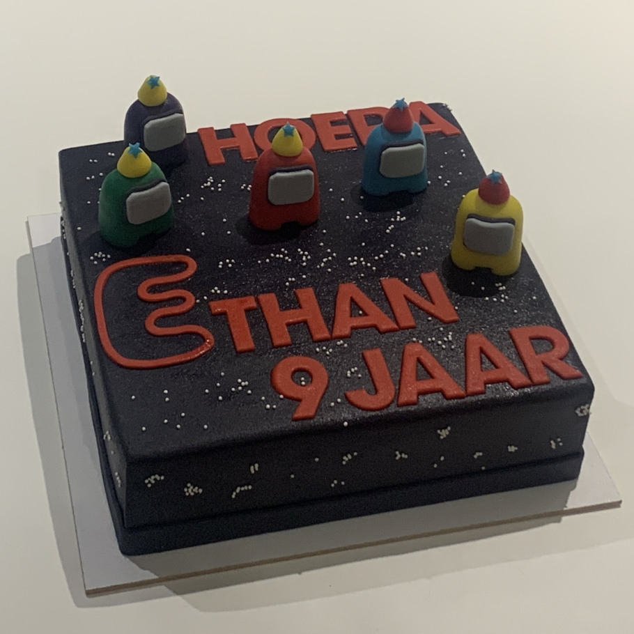 Among Us taart ETHAN - Het Taartenhuis