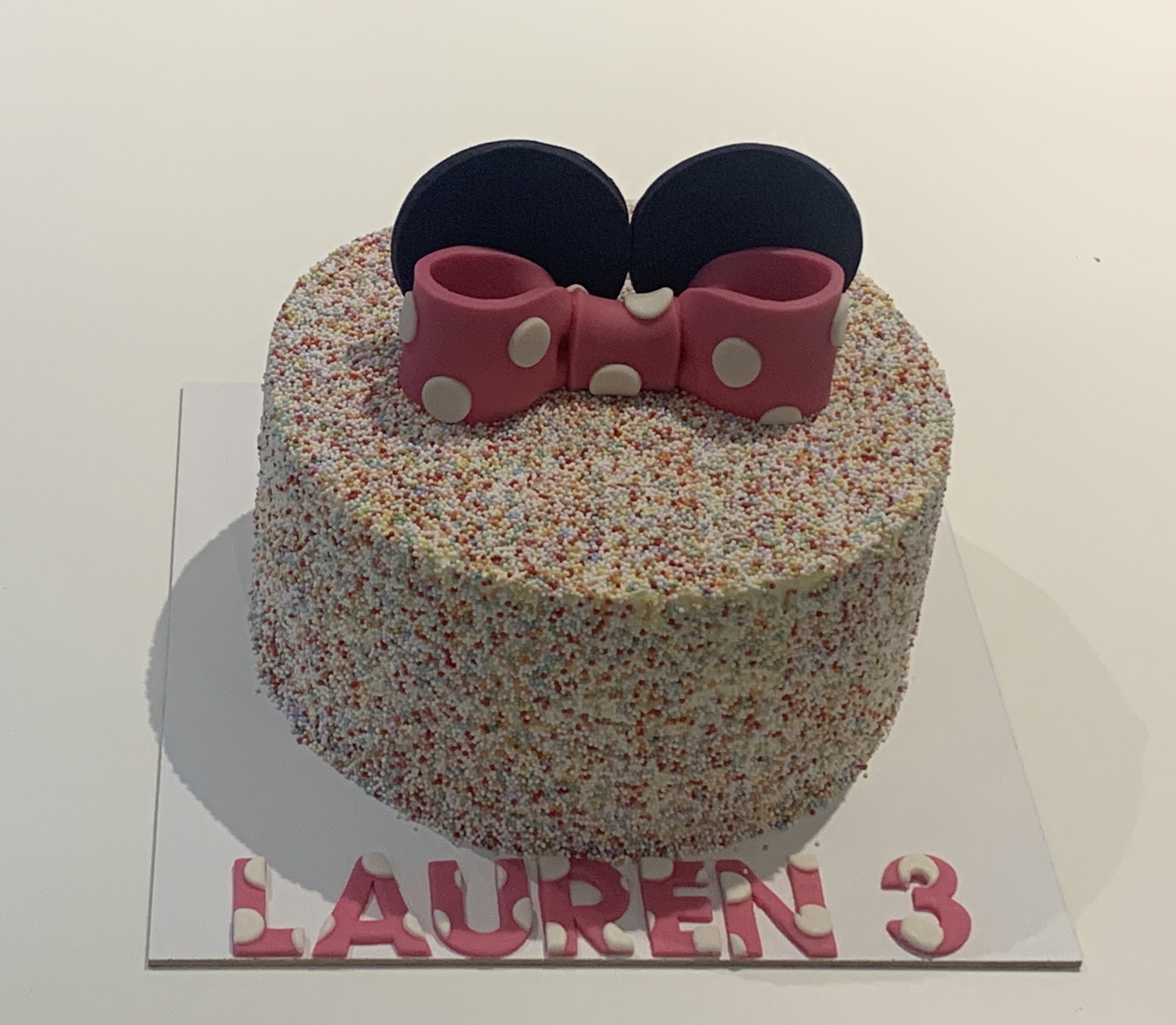 Minnie Mouse Taart Sjabloon