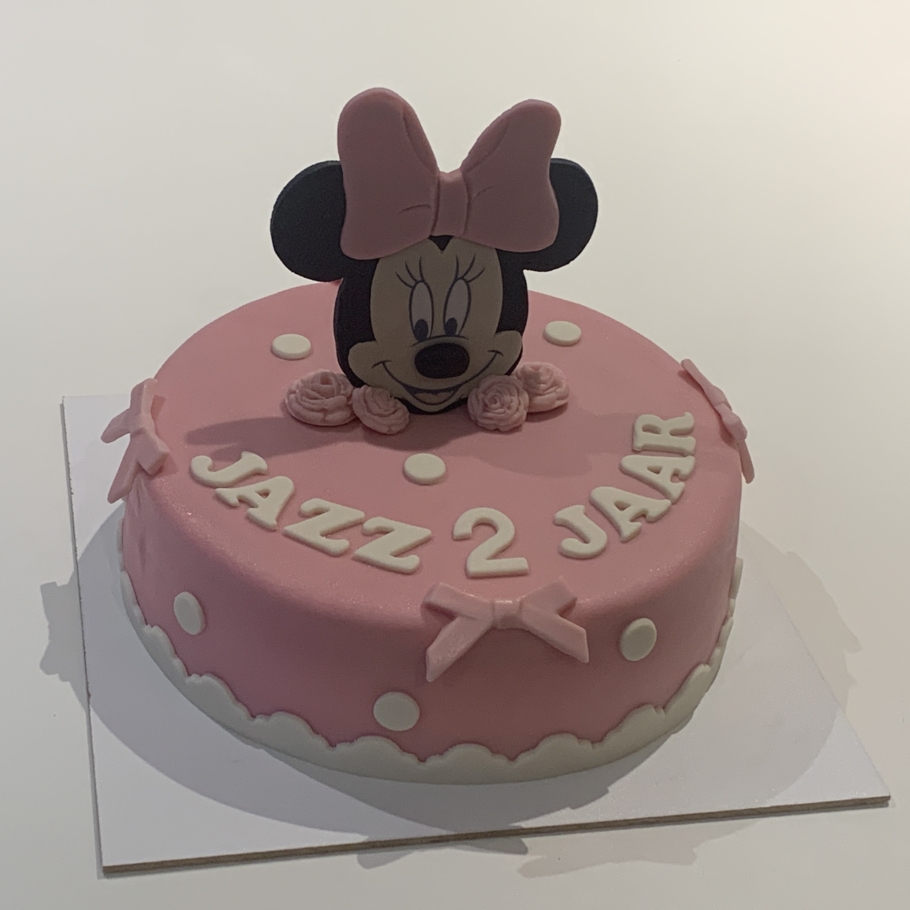 Minnie Mouse taart JAZZ - Het Taartenhuis