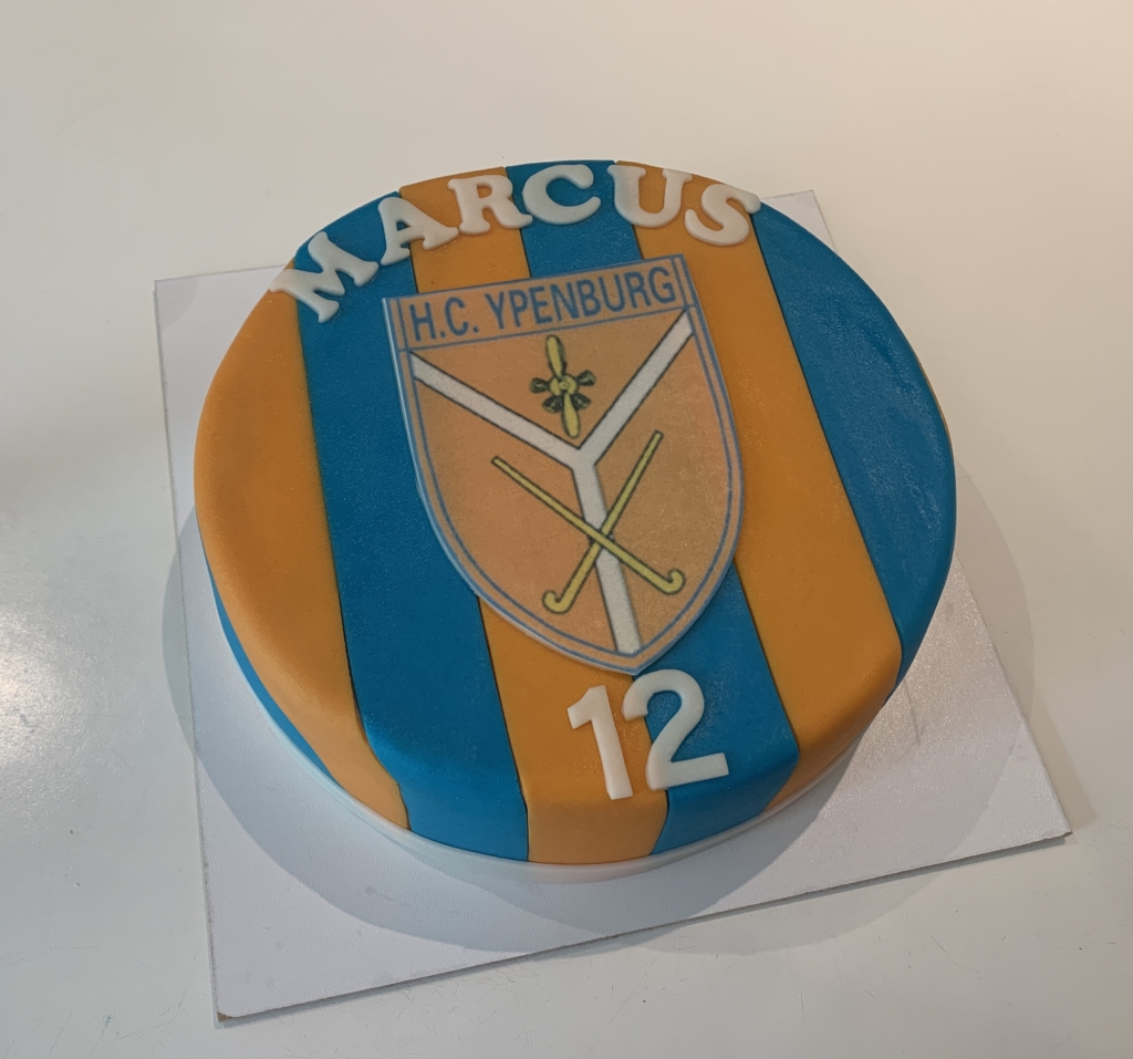 Hockey Club Ypenburg logo taart - Het Taartenhuis
