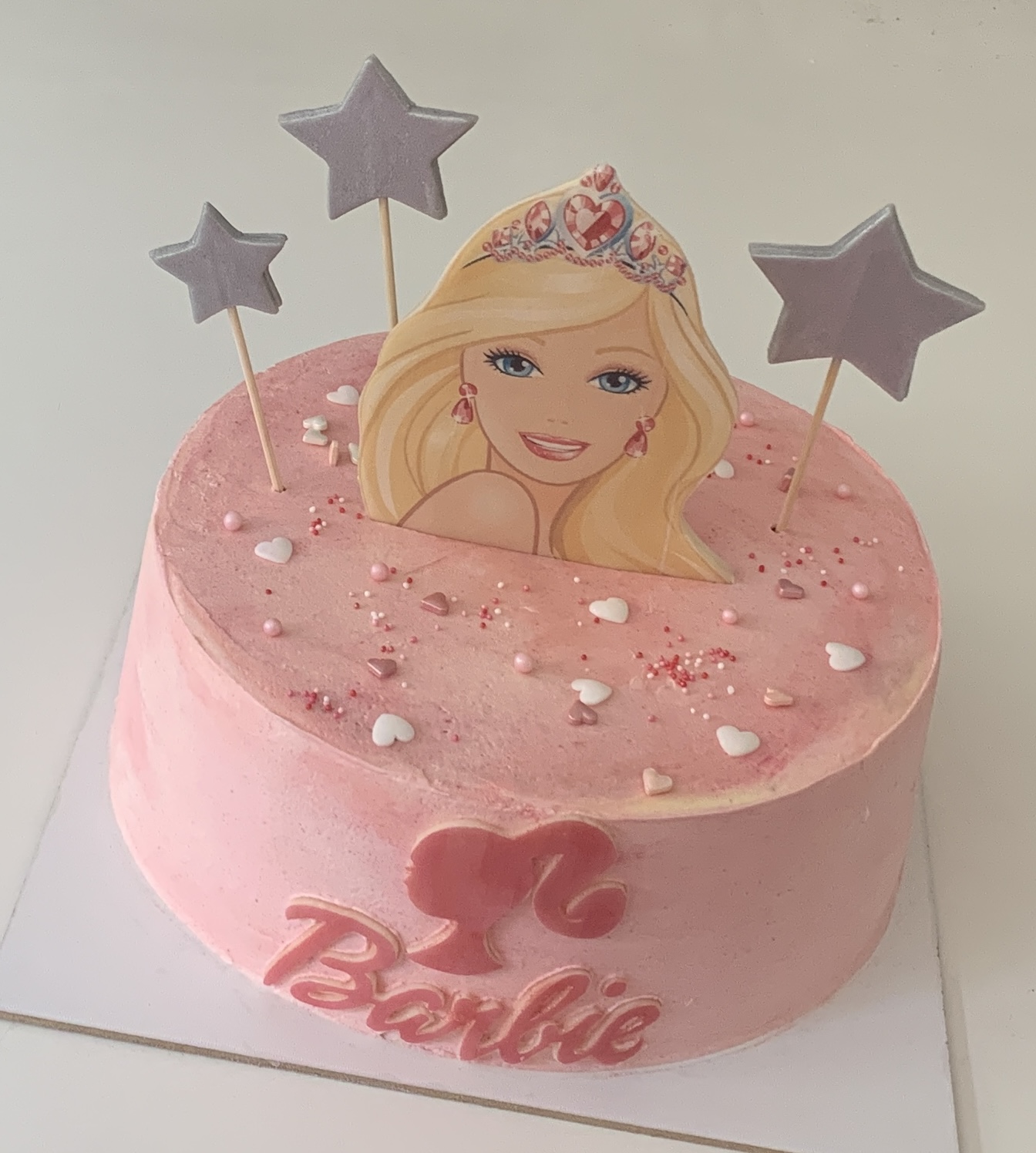 Barbie taart - Het Taartenhuis