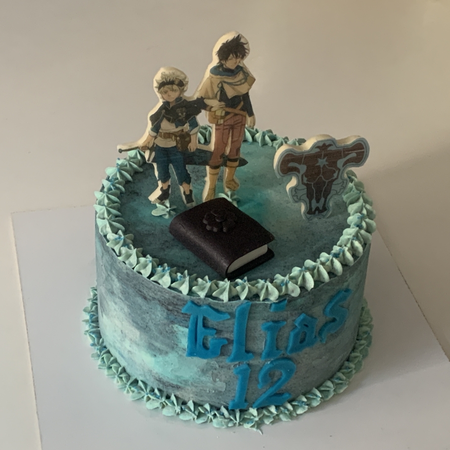 Black Clover taart ELIAS - Het Taartenhuis