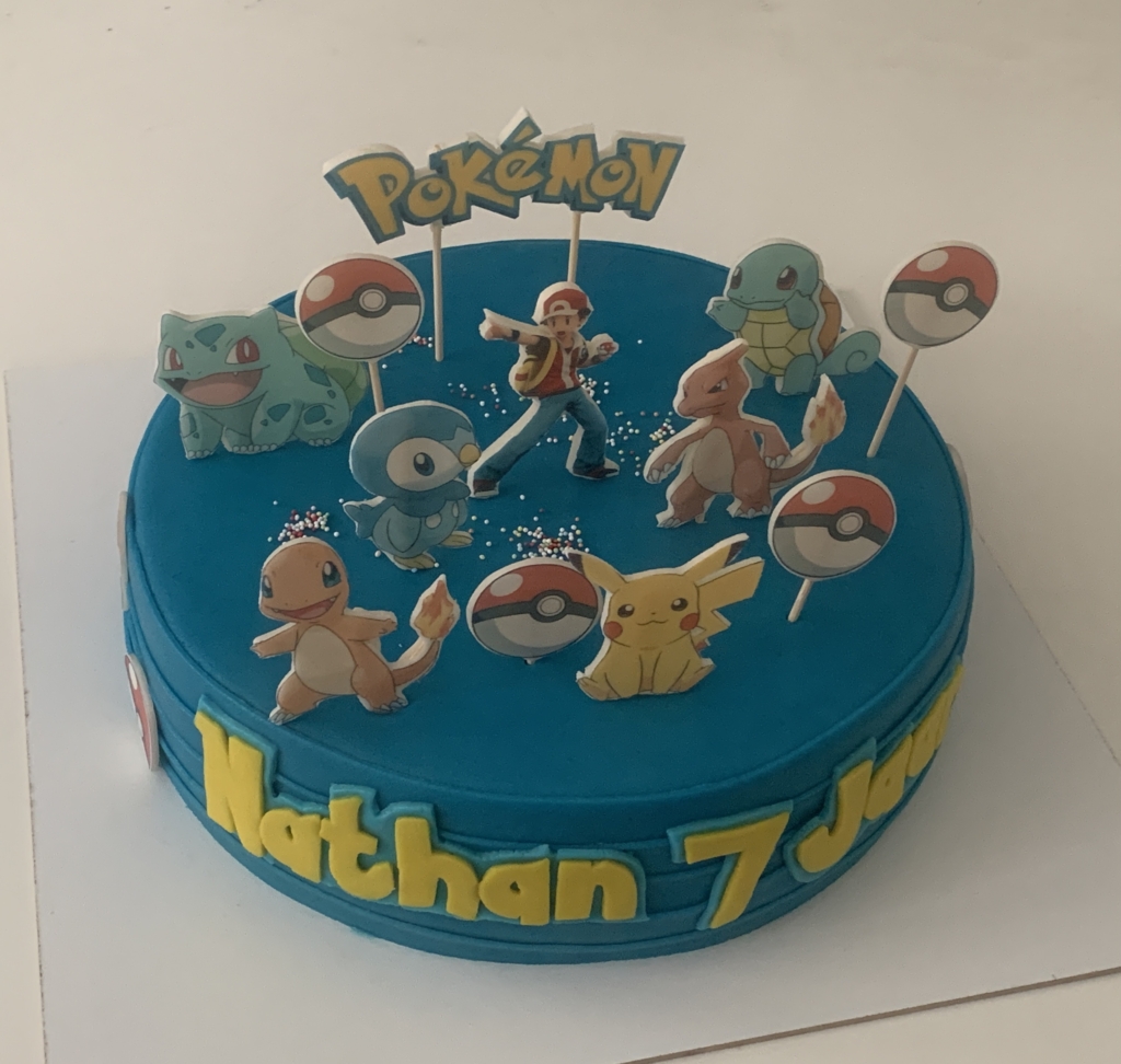 Pokemon taart NATHAN - Het Taartenhuis