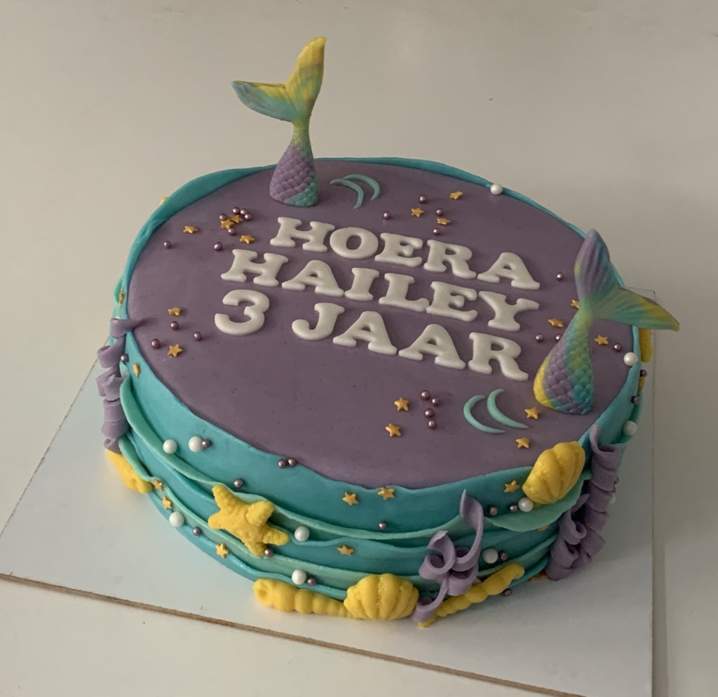 Zeemeermin taart HAILEY - Het Taartenhuis