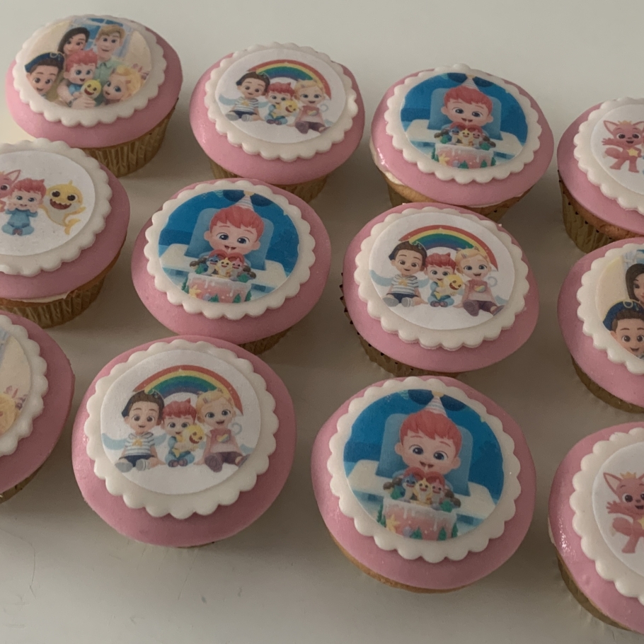 Cupcakes Bebefinn - Het Taartenhuis