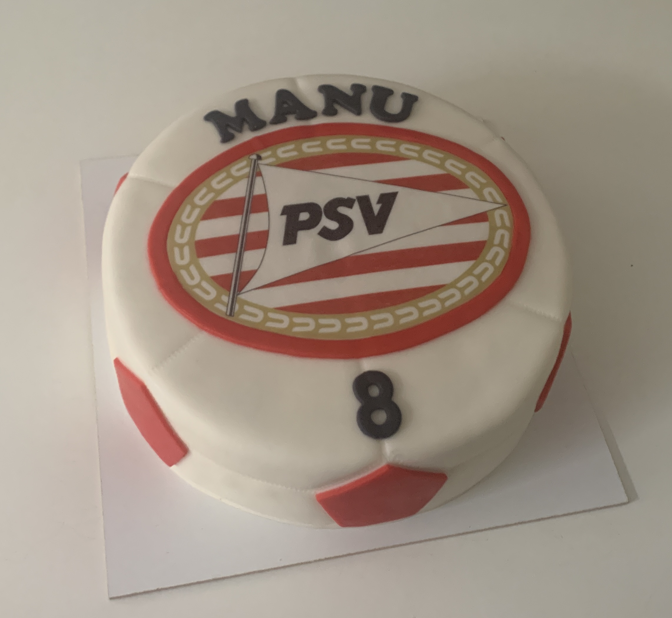 PSV taart MANU - Het Taartenhuis