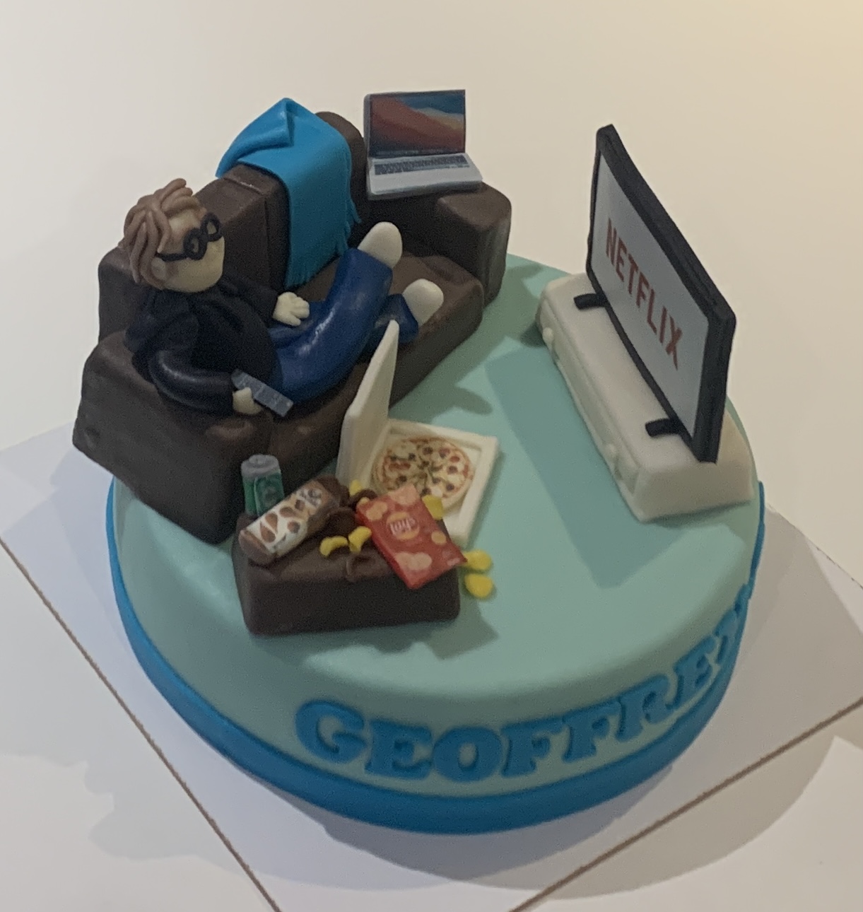 3D relaxte man taart - Het Taartenhuis