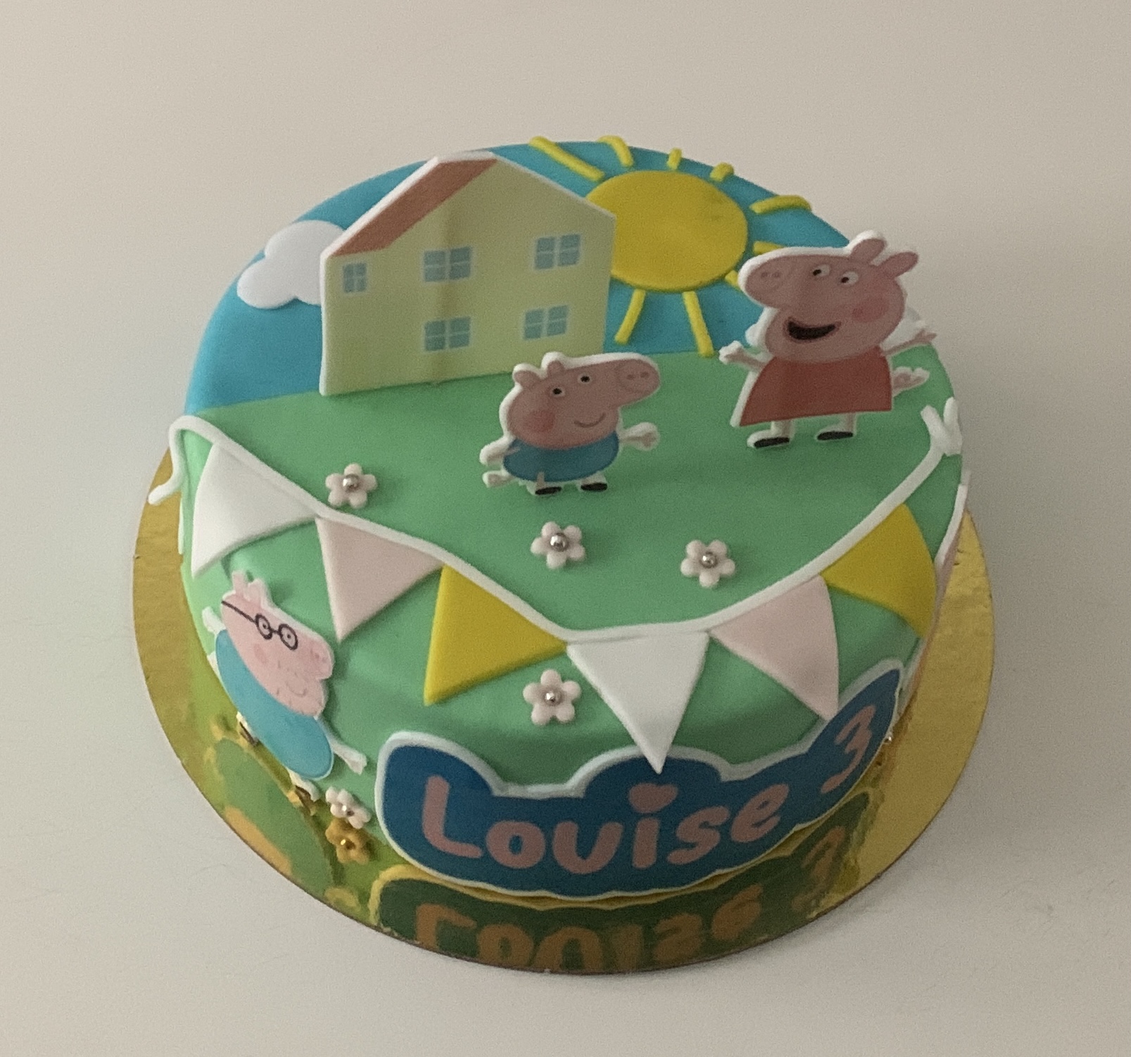 Peppa big taart LOUISE - Het Taartenhuis