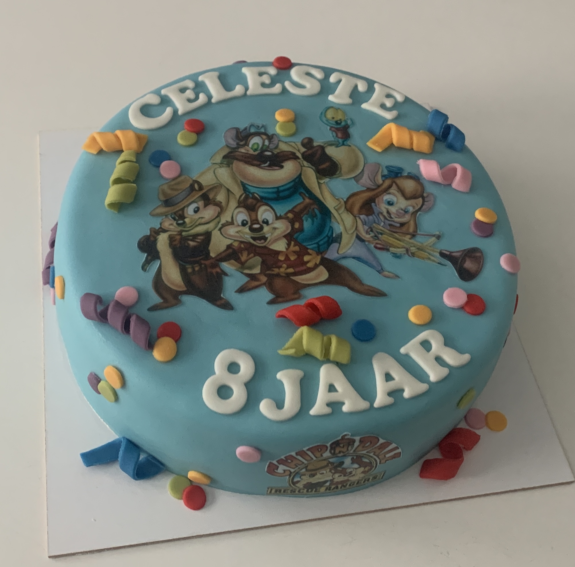 Knabbel en Babbel taart CELESTE - Het Taartenhuis